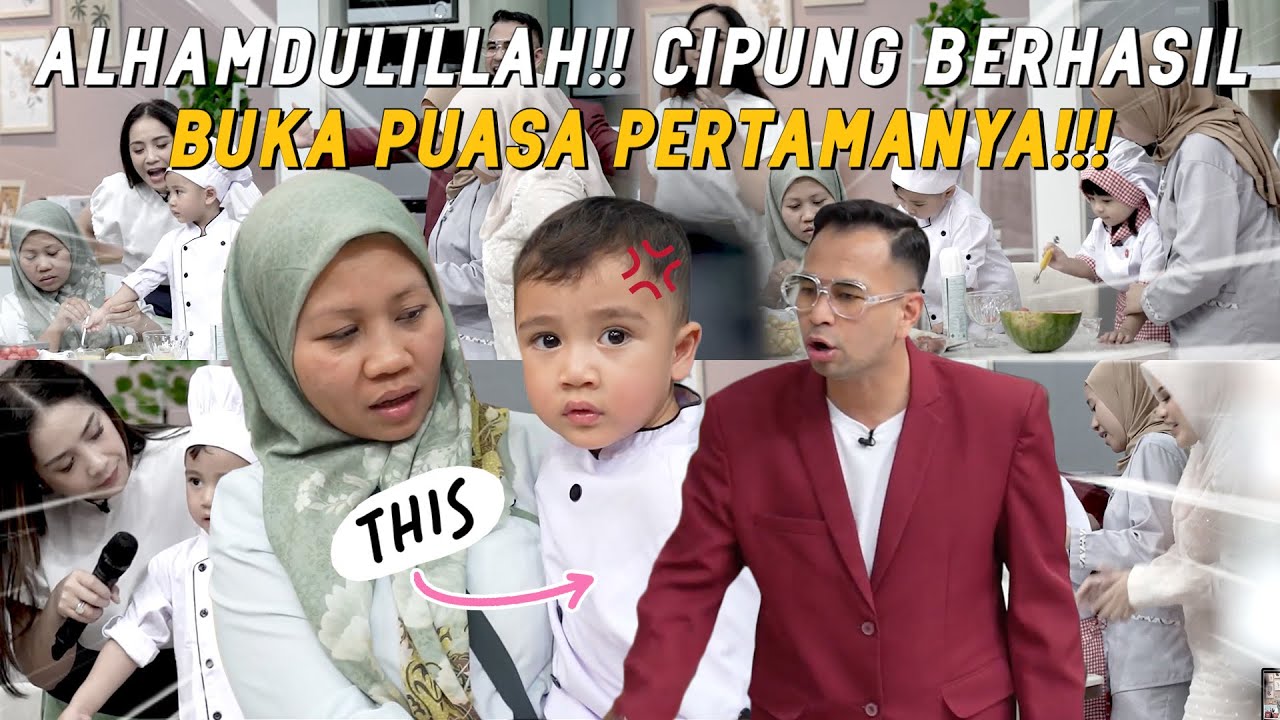 BUKA PUASA PERTAMA RAFFI DAPET SURPRISE! NAGITA RAFATHAR CIPUNG DTG KE LOKASI SYUTING NEMENIN ...