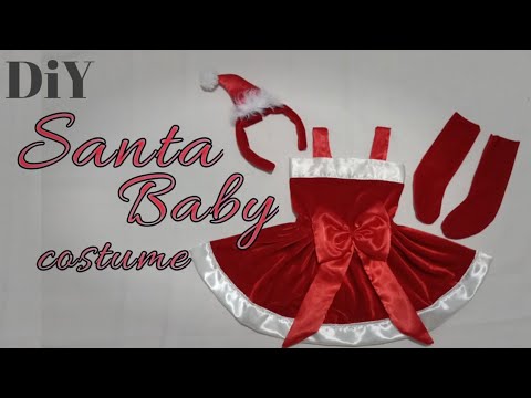 Diy Santa Baby Costume - YouTube