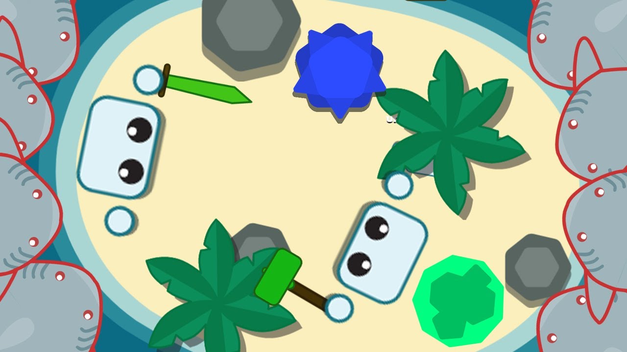 STARVE.IO - NEW IDEAS ,SHARK, EMERALD, RUBY ORE // PART - 2 - YouTube