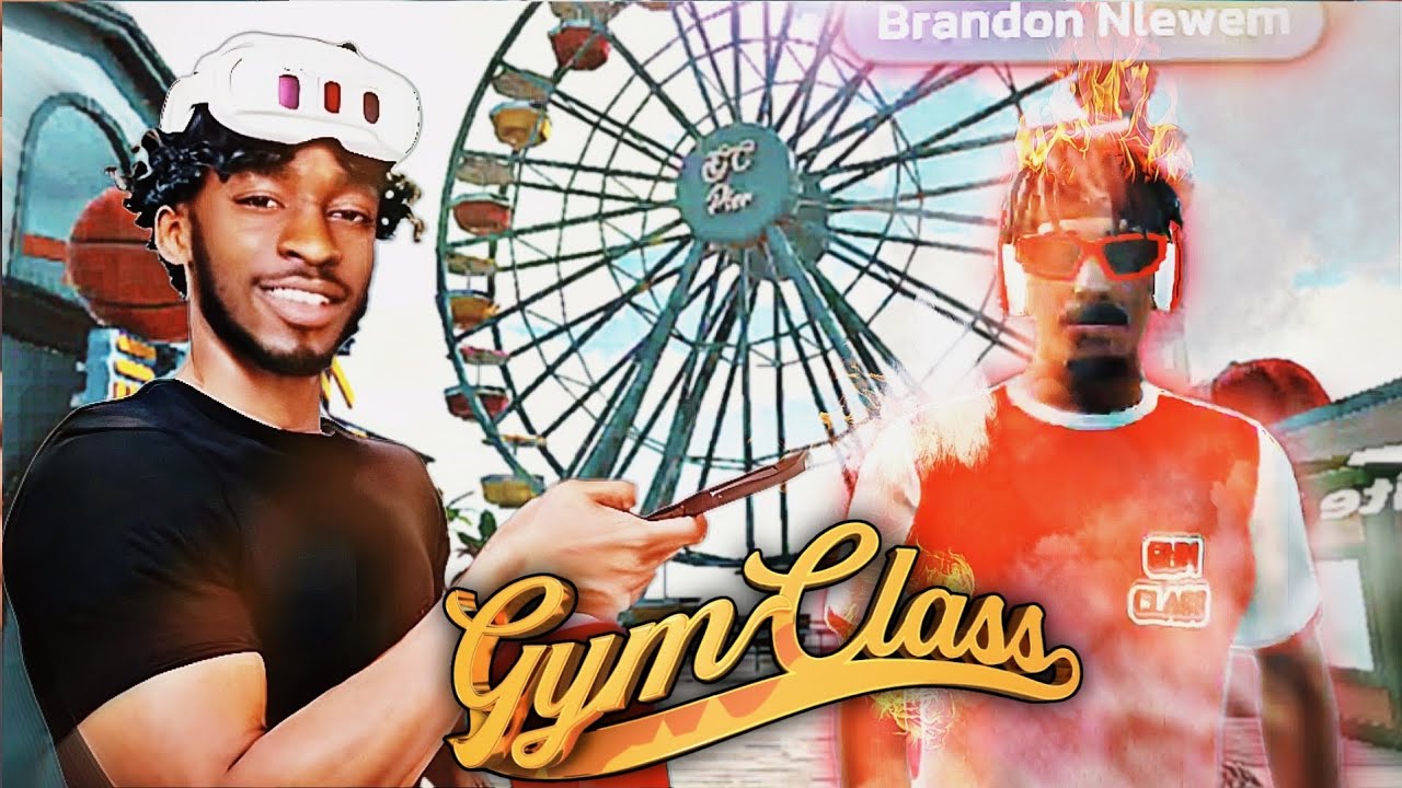 IM ON FIRE IN GYM CLASS VR BASKETBALL !! - YouTube