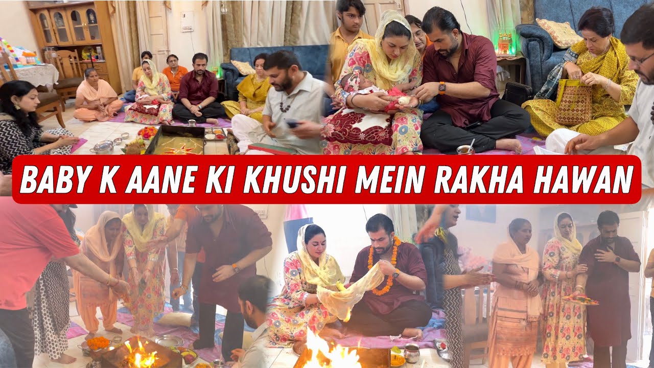 BABY K Aane Ki KHUSHI Mein GHAR pe Rakha HAWAN - YouTube