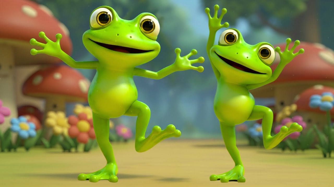 El Baile del Sapito Croac 🐸 | Canción Infantil | La Canción del Sapito ...