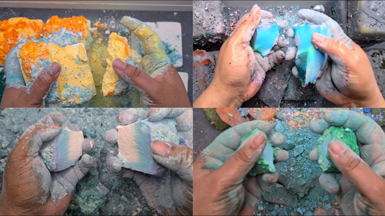 Pasted Gym Chalk Edit/Compilation | Varity of Different colours | Oddly ...