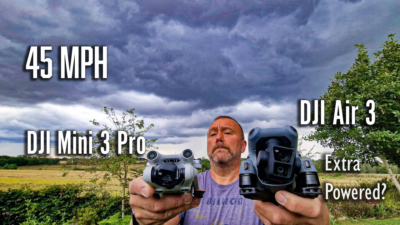 DJI Mini 3 Pro & DJI Air 3 in 45 mph Winds - Actual Speed vs Spec'd ...
