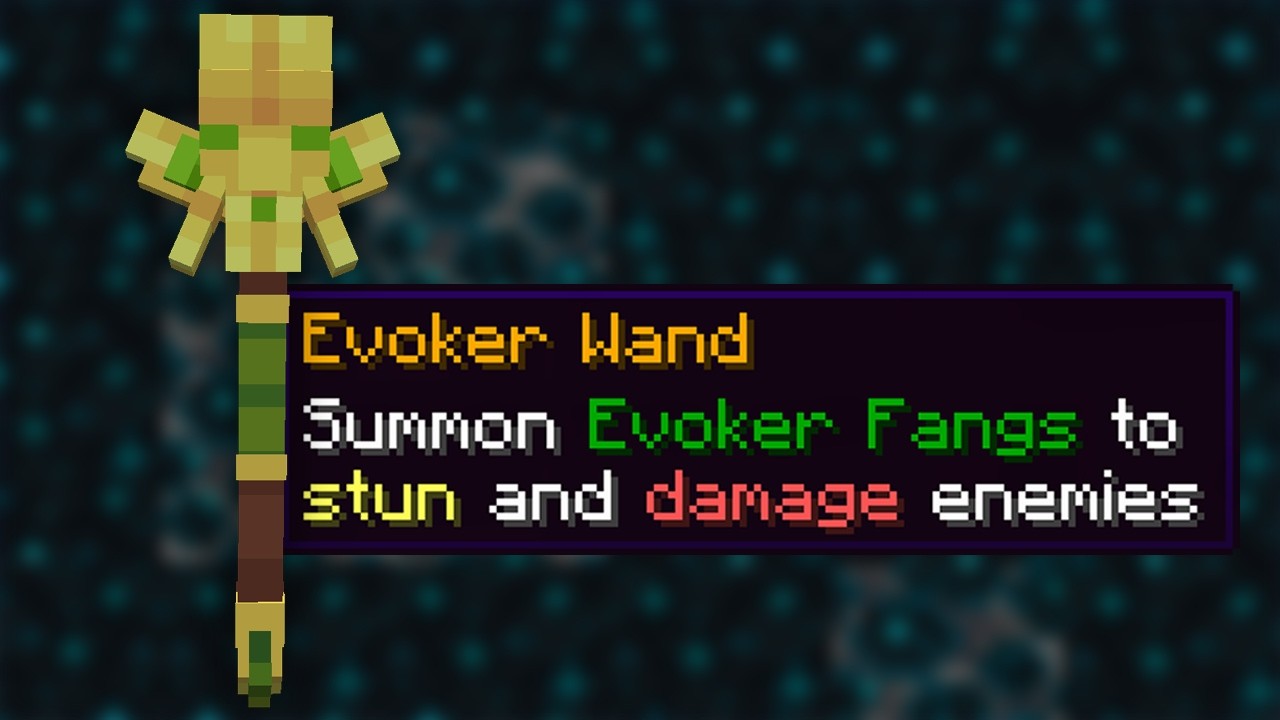 I crafted the Legendary Evoker Wand... - YouTube