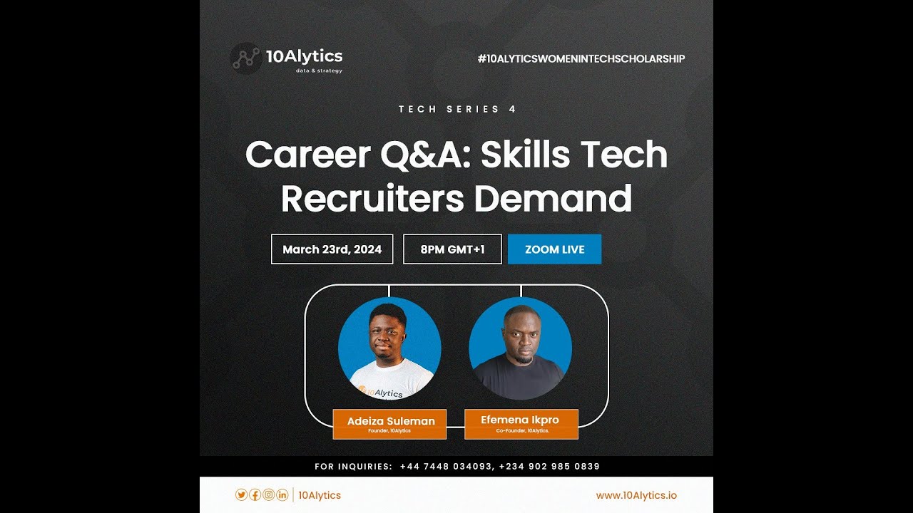Career Q&A session: Skills Tech Recruiters Demand - YouTube