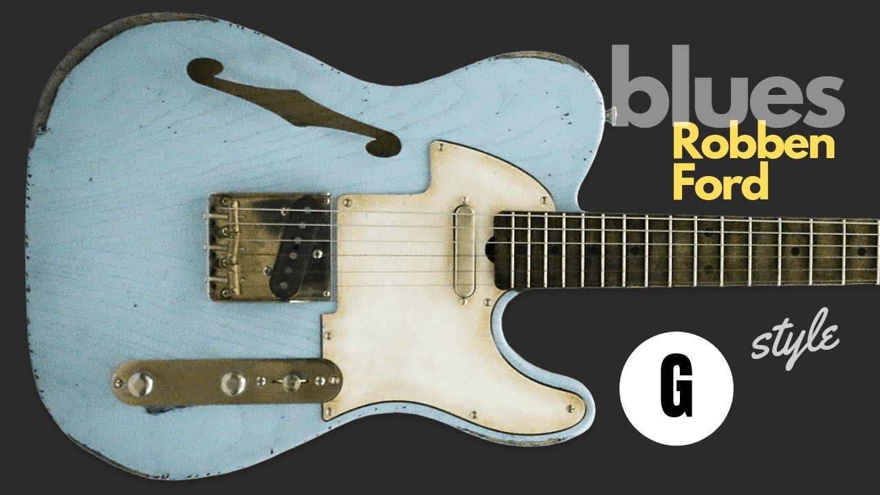 Blues Robben Ford Style Guitar Backing Track in G - YouTube