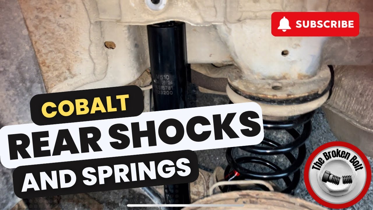 Chevy Cobalt - Changing the Rear Springs and Rear Shocks - YouTube