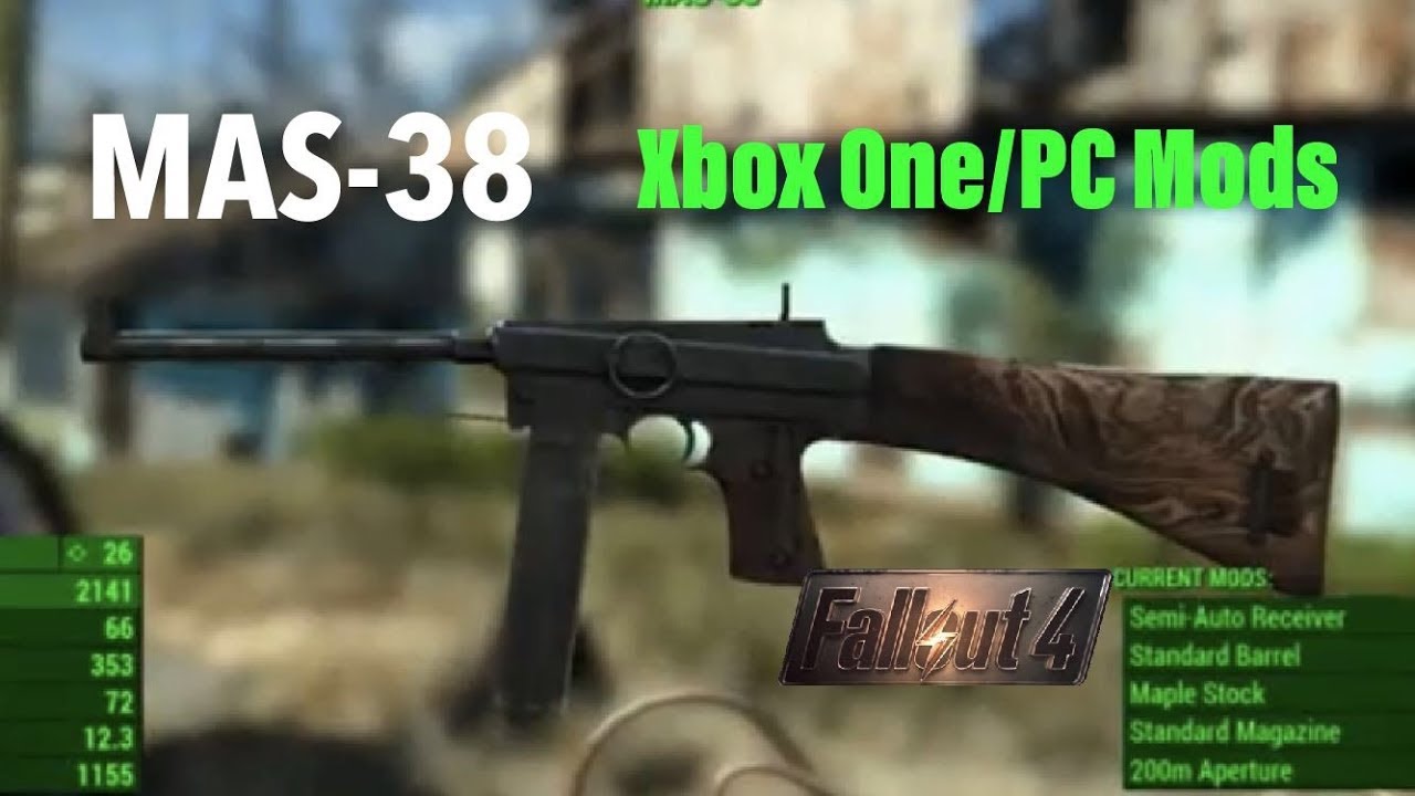 Fallout 4 Xbox One/PC Mods|MAS-38 - YouTube