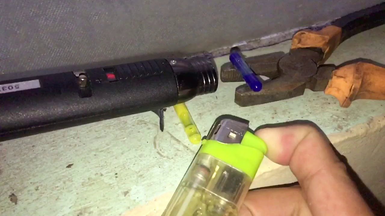This will happen if you try to burn Security Tag Ink glass capsule ...