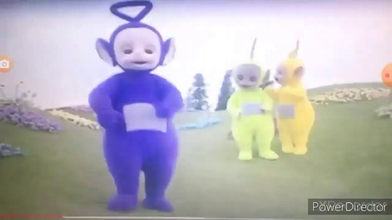 Teletubbies Dancing To "Barney's Hula Dance" - YouTube