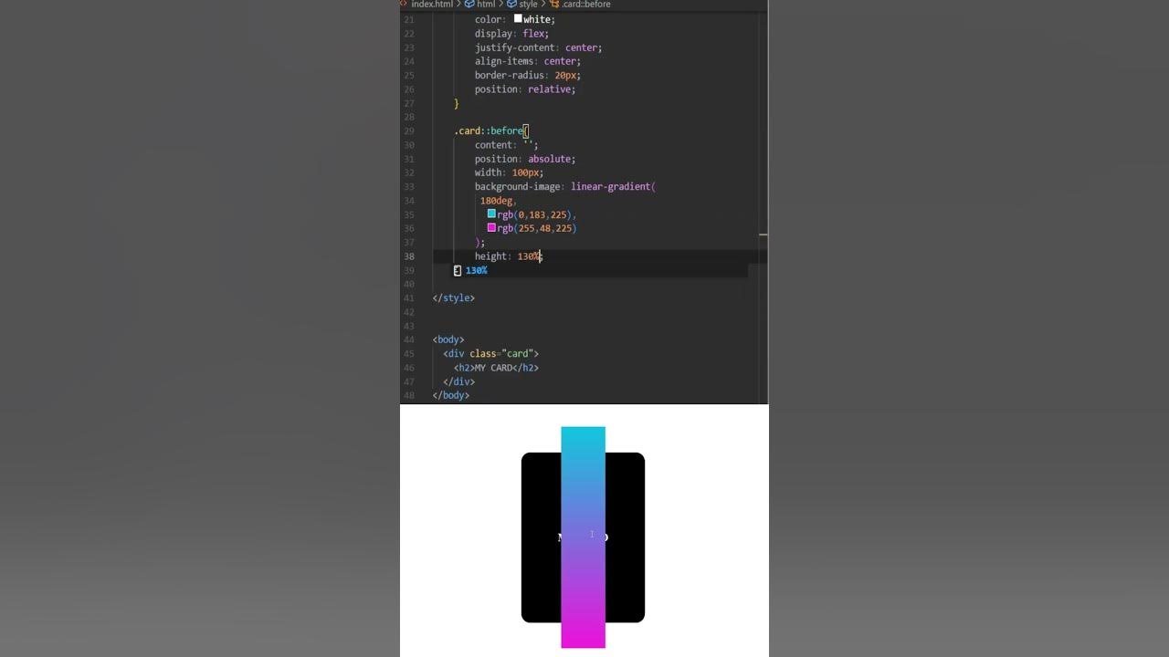 CSS Border Animation | HTML CSS | #htmlcss #csstips - YouTube