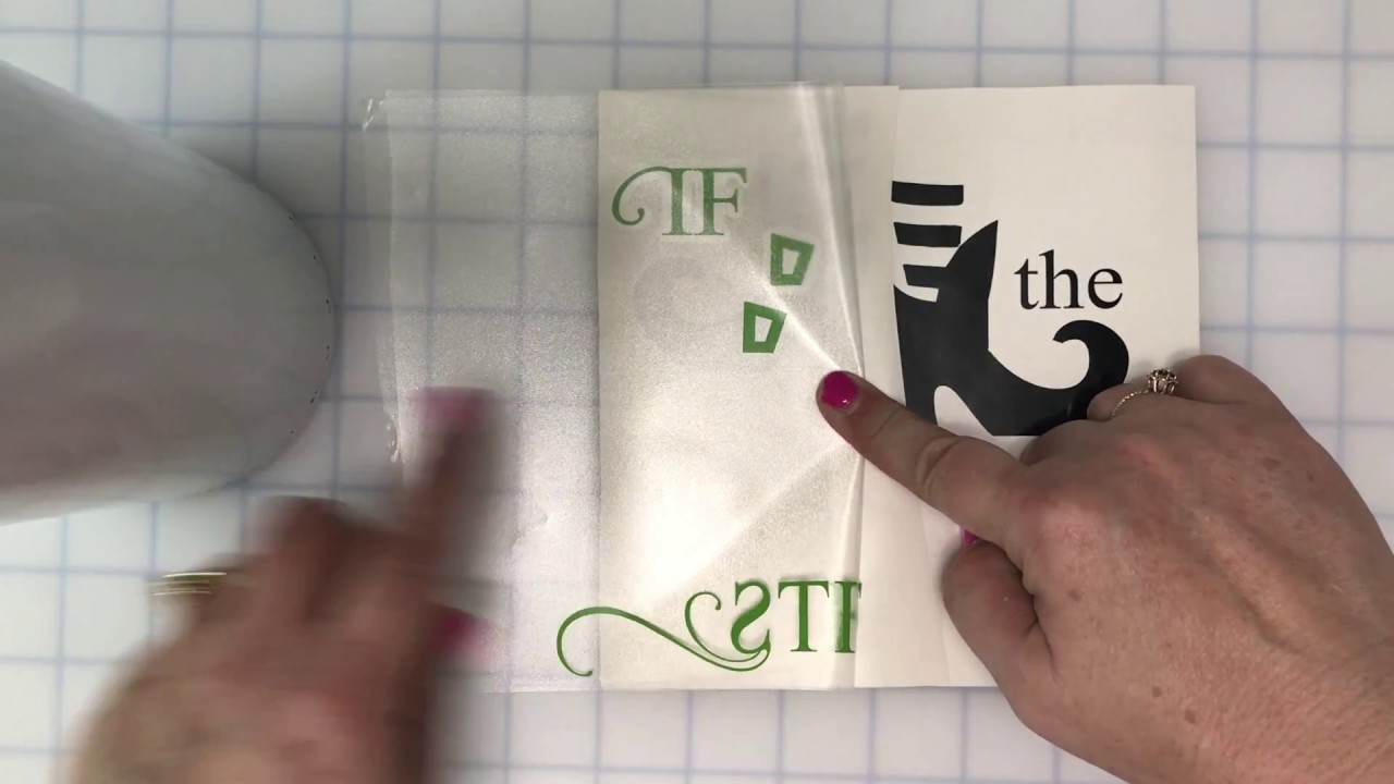 How To Layer Mulit-Colored Vinyl Designs - YouTube