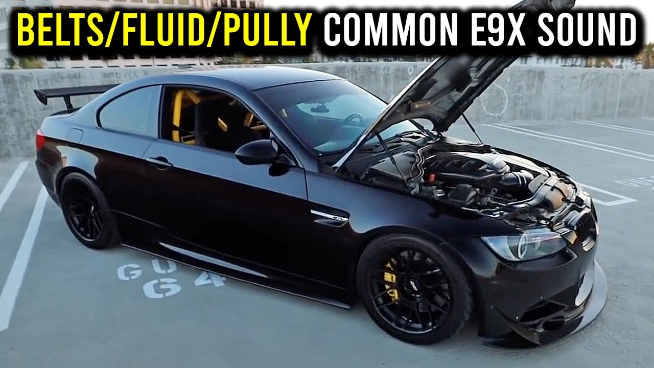 Why does my E92 M3 make this noise? (Whine sound fixed) - YouTube