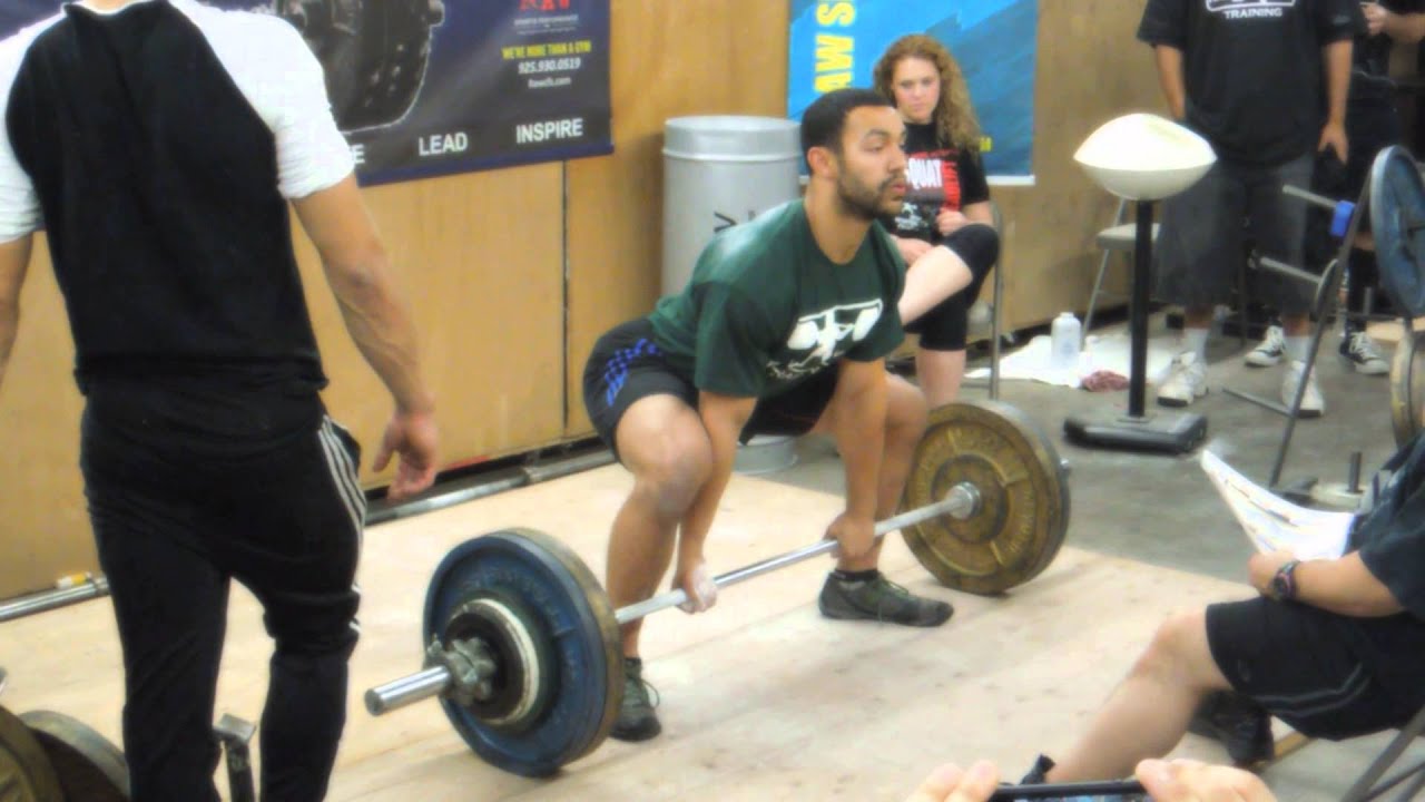 Kevin Deadlift 419 lbs 1st attempt @ Norcal Winter Powerlifting ...