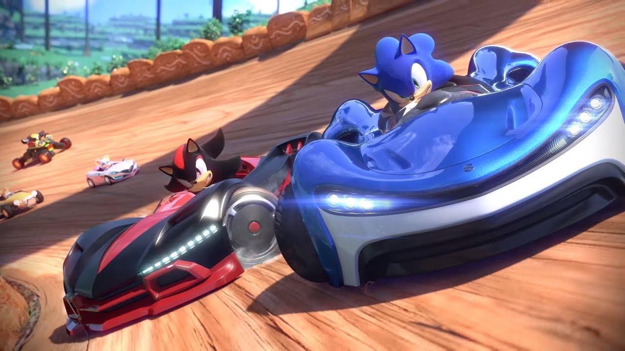 Sonic, Shadow and Silver in the same team in Team Sonic Racing - YouTube