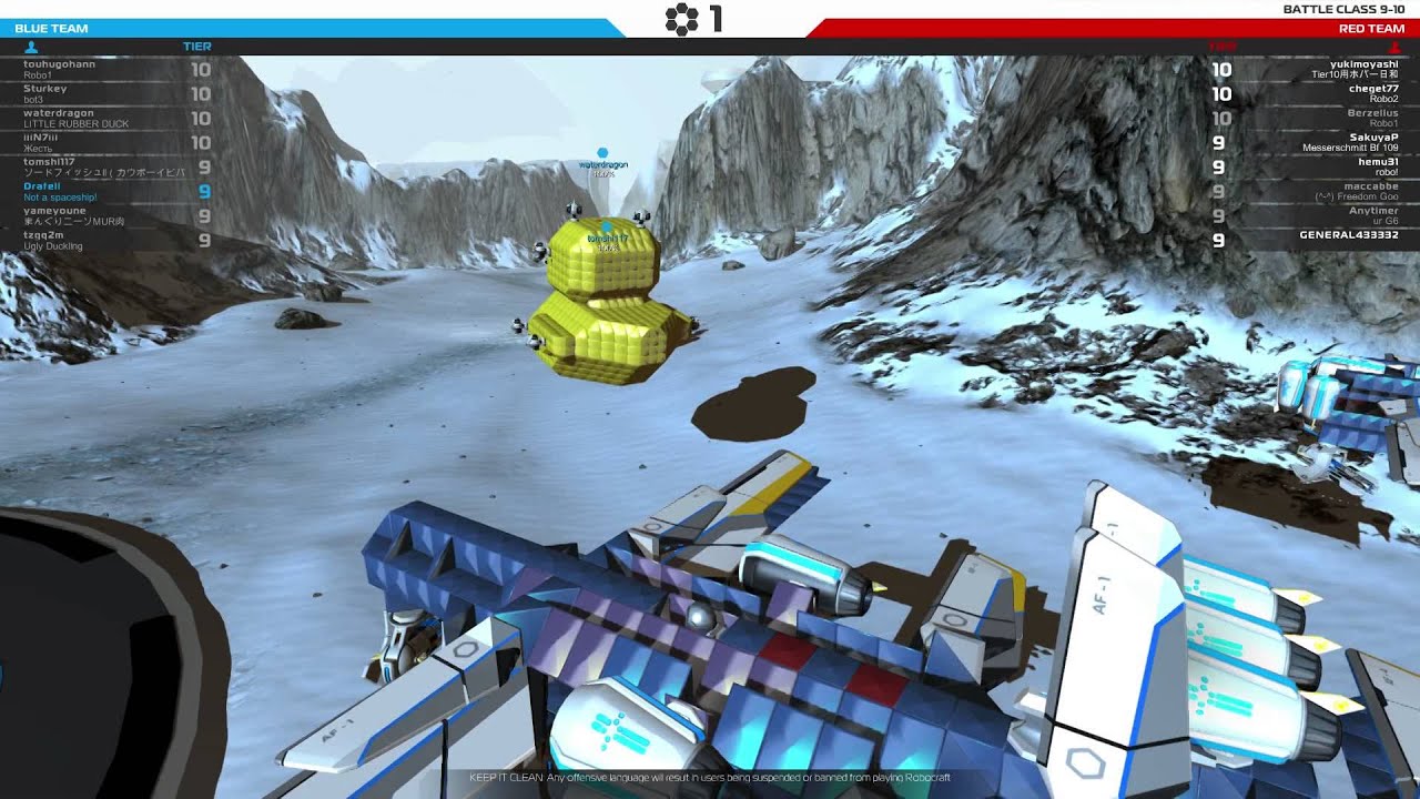 Robocraft Bay 01 - Not a Spaceship - Tier 9 Plasma Bomber in action ...