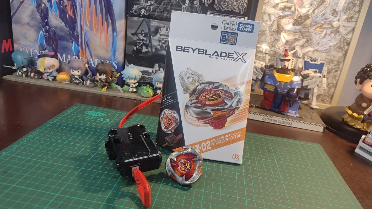 [Unboxing & Testing] Beyblade X UX 02 Starter Hells Hammer 3 70H - YouTube