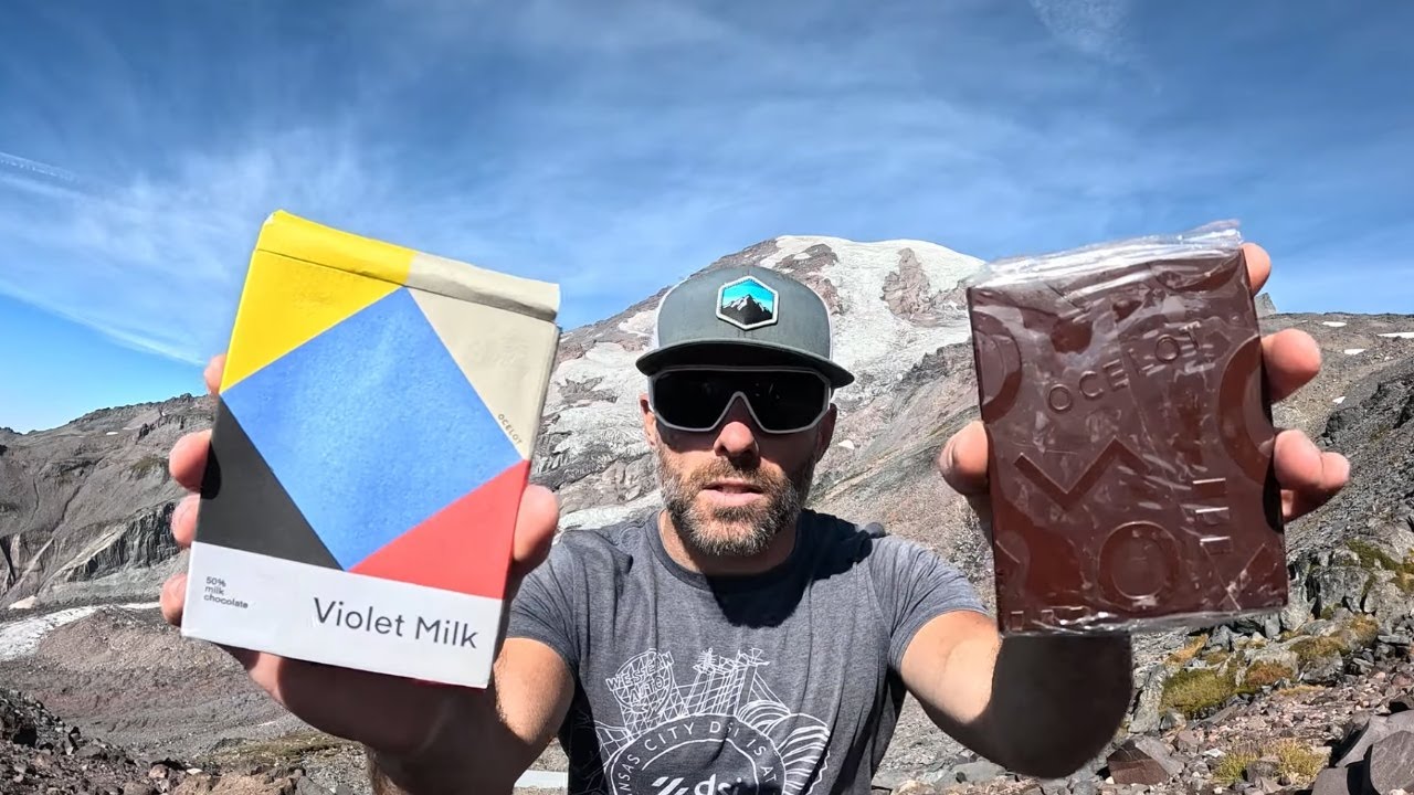 Ocelot Chocolate - Violet Dark Milk Chocolate Bar Review. - YouTube