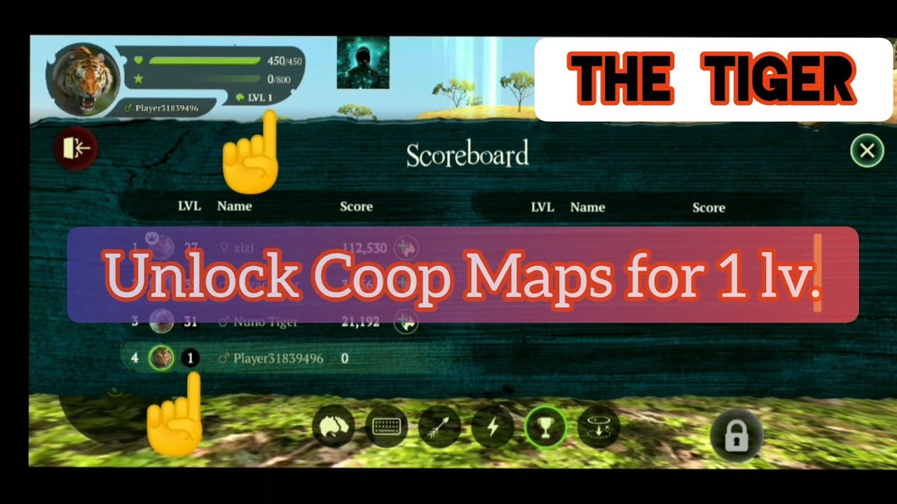 The Tiger - Unlock All Coop Maps for 1 level. - YouTube