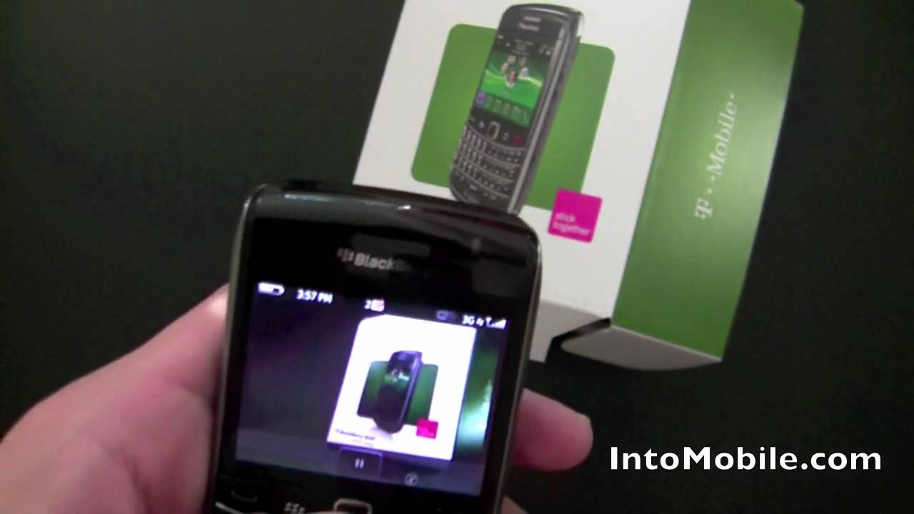 T-Mobile BlackBerry Bold 9700 (Bold 2) hands-on video tour Part2of2 ...