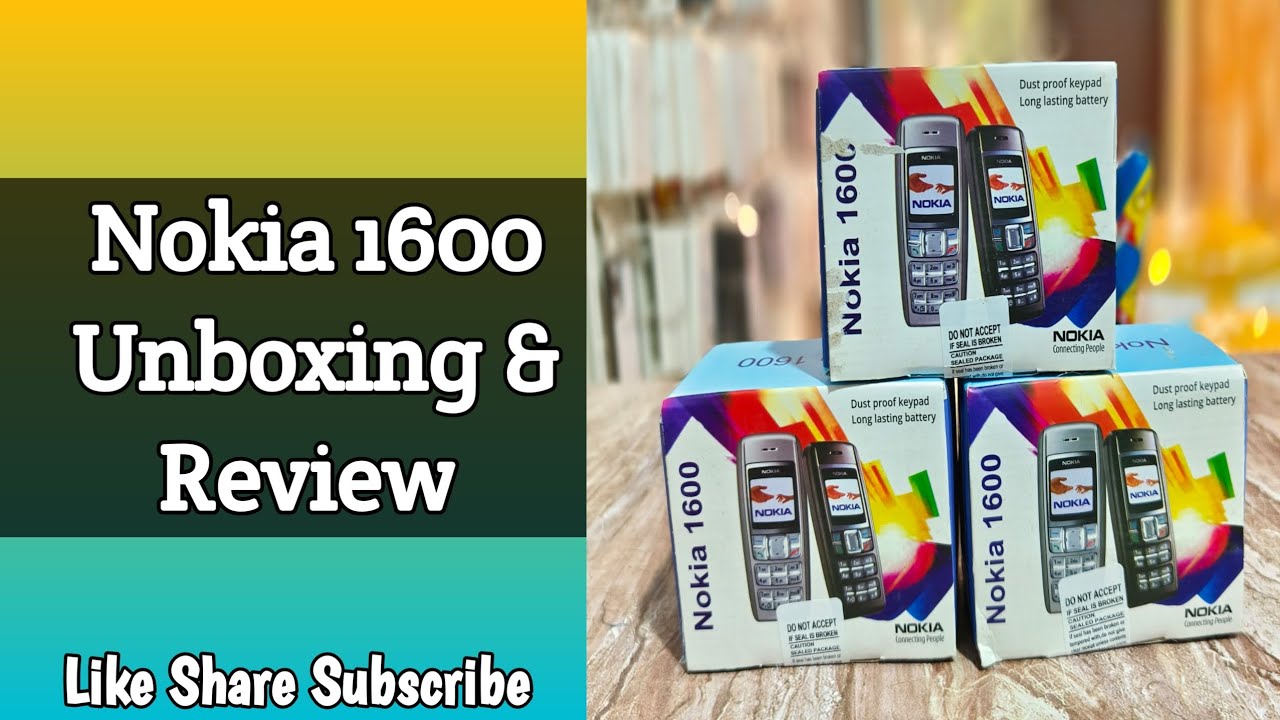 Nokia 1600 Unboxing And Review - YouTube