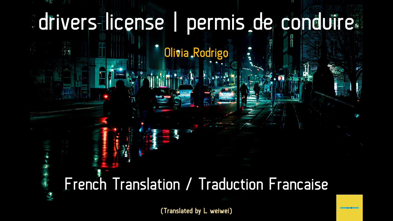 [Clean] drivers license (permis de conduire) - Olivia Rodrigo ...
