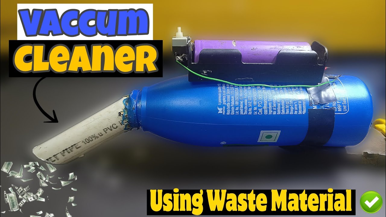 How to make Vaccum Cleaner with DC Motor 🔥|| Useful DC Motor Project💡 ...