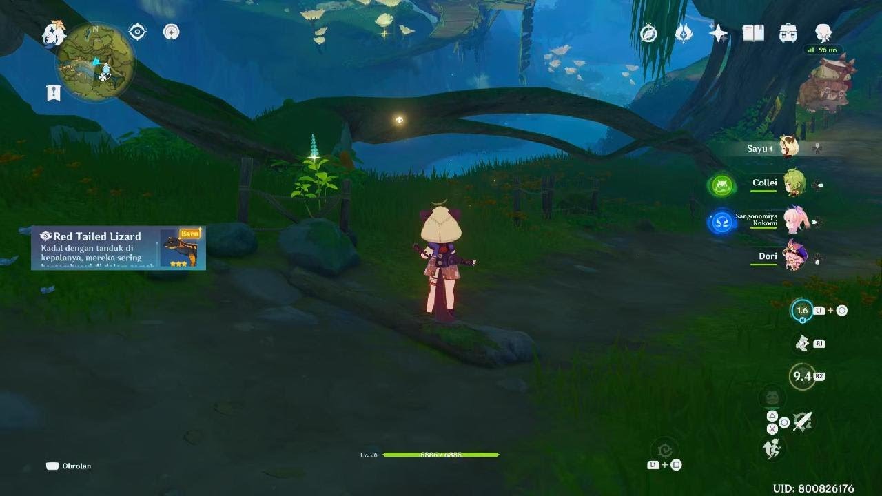 Genshin Impact - red tailed lizard - YouTube