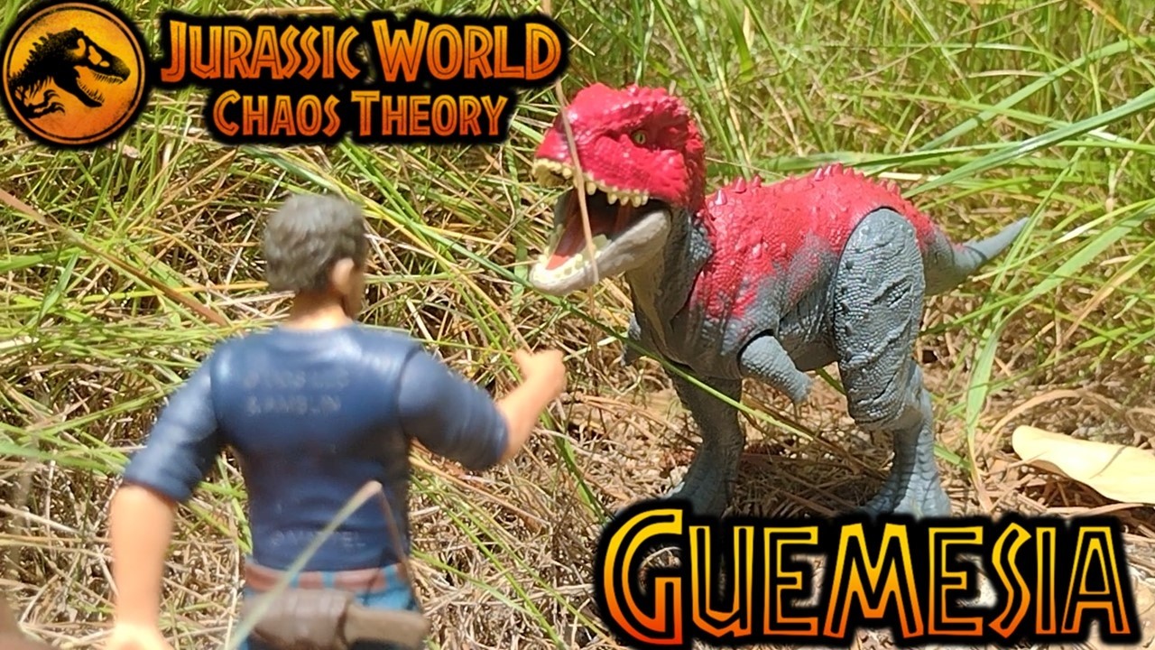 Jurassic world Chaos Theory danger Pack Guemesia toy review - YouTube