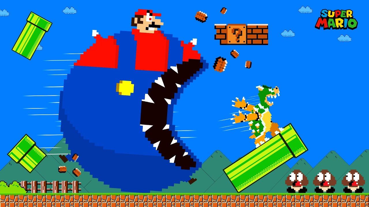 Every Time Mario Jumps, He Gets FATTEST EVER | BoBo Mario - YouTube