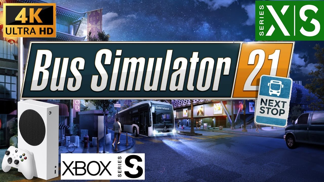 BUS SIMULATOR 21: NEXT STOP - Teste da Versão de Nova Geração no Xbox ...