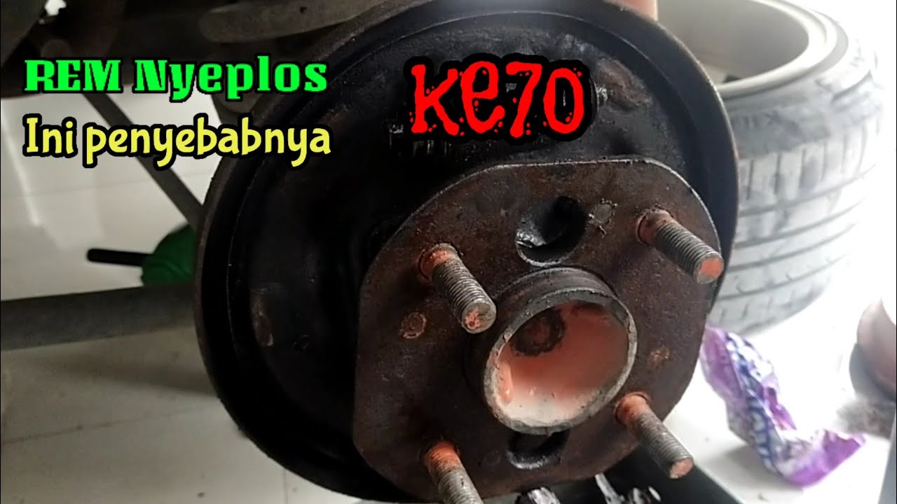 Penyebab REM Ngempos | rem blong | Cara memperbaiki | Toyota Corolla DX ...