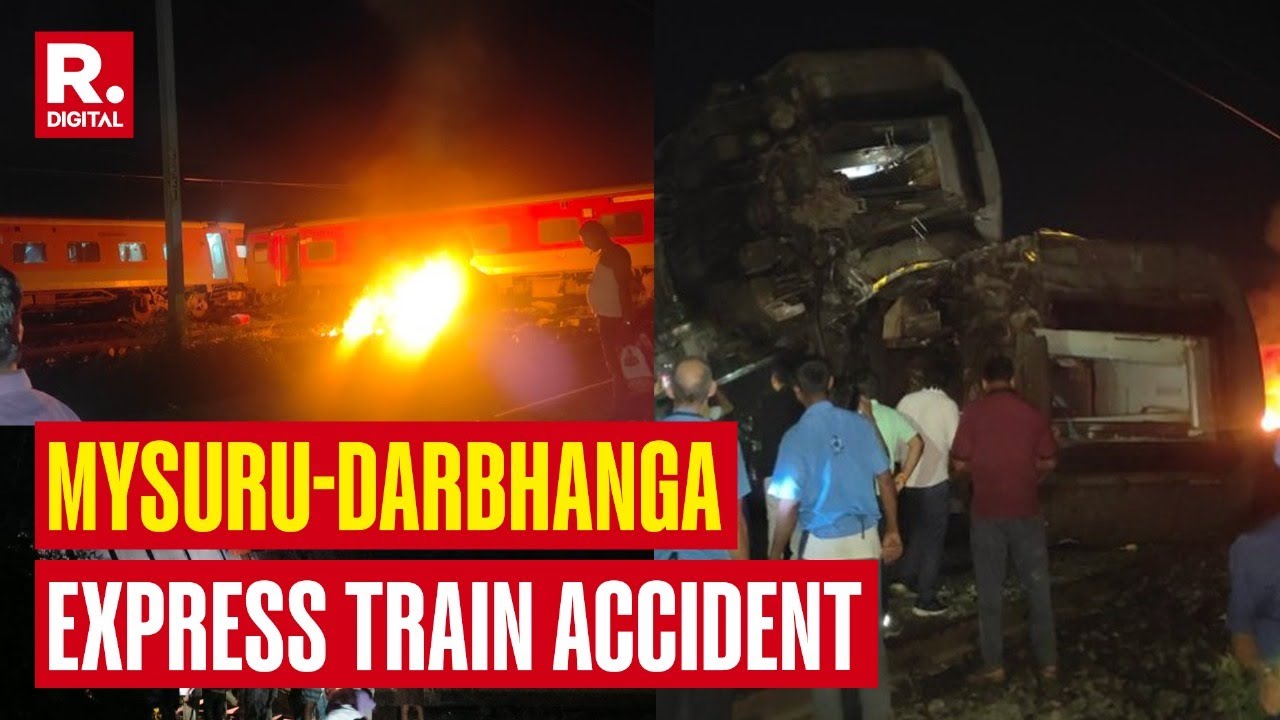 Tamil Nadu Train Accident: Express Train Collides with Goods Train in Tiruvallur - YouTube