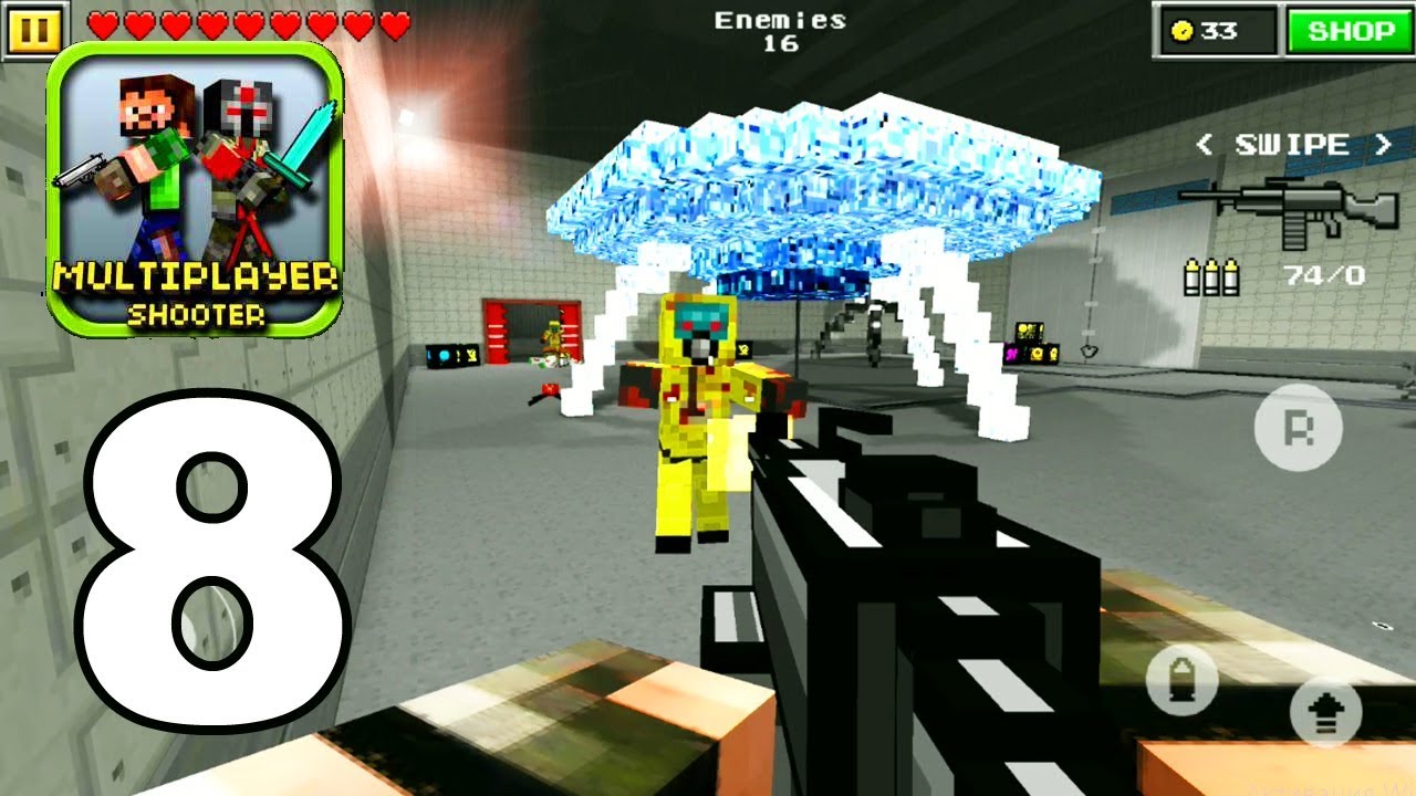 Pixel Gun 3D Old - Gameplay Walkthrough Part 8 - Area 52 Mission ...