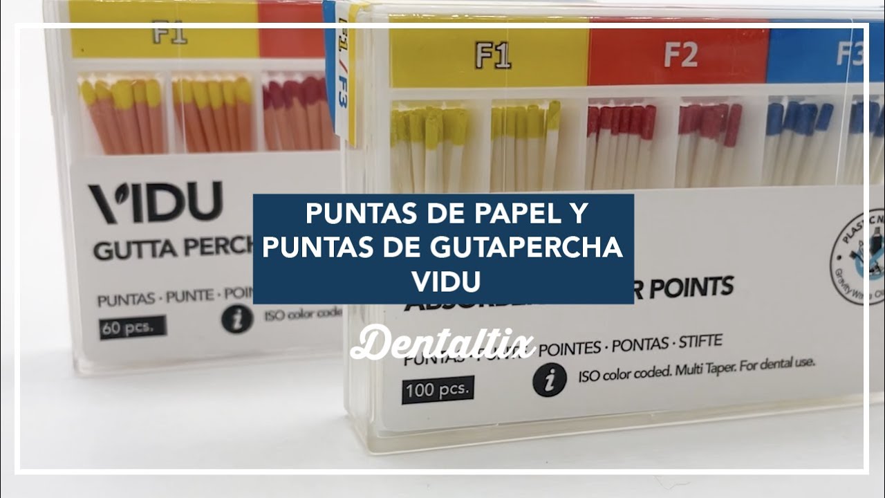 Puntas de papel y puntas de gutapercha de Vidu - YouTube