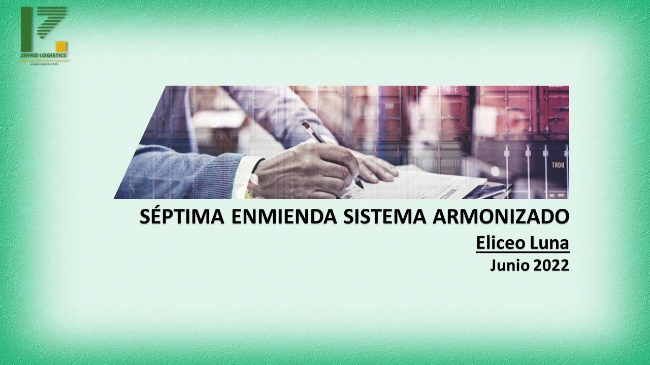 Septima enmienda Sistema armonizado - YouTube
