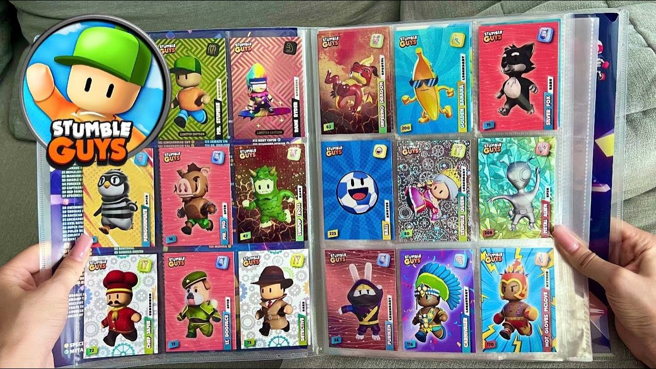 Opening a Massive Pack of NEW STUMBLE GUYS Cards (Rare Golden Banana ...