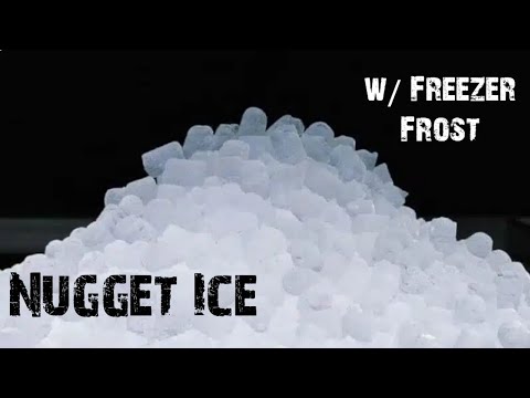 NUGGET ICE W/ FREEZER FROST ASMR - YouTube