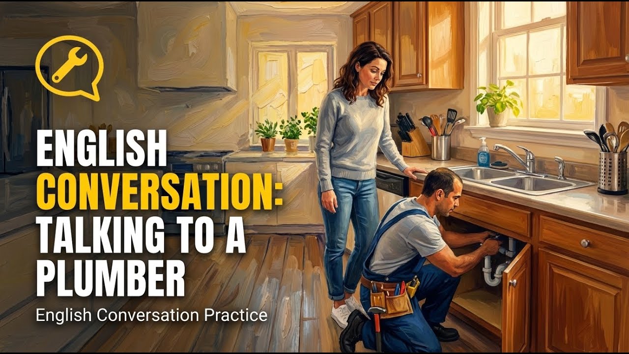 English Conversation: Talking to a Plumber about a Leaking Faucet - YouTube