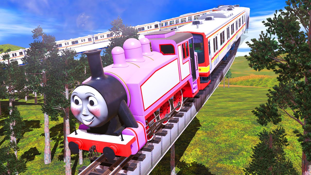 Rosie Walks the Zig Zag Rails In The Woods - Trainz Railroad Simulator ...