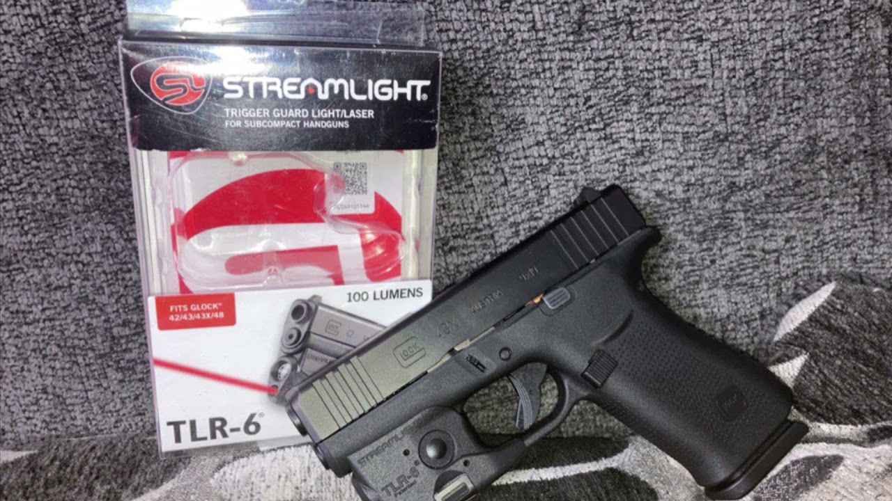 Stream light TLR-6 install Glock 43x - YouTube