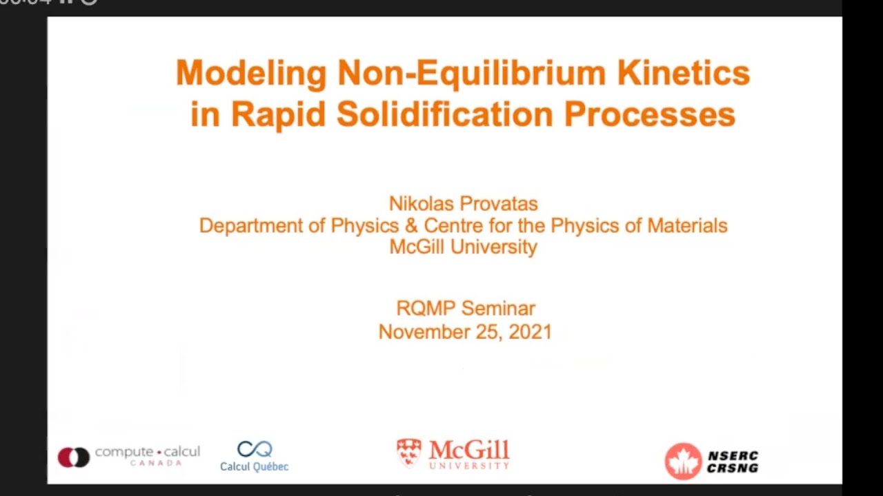 Modeling non-equilibrium kinetics in rapid solidification processes ...