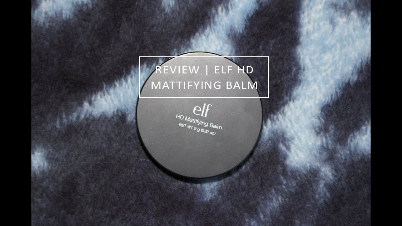 REVIEW | ELF HD Mattifying Balm - YouTube