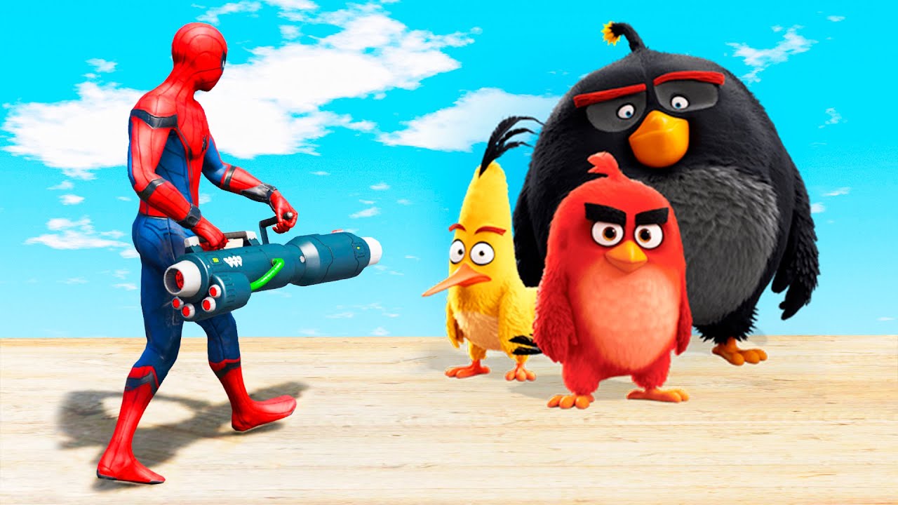 Angry Birds Spiderman