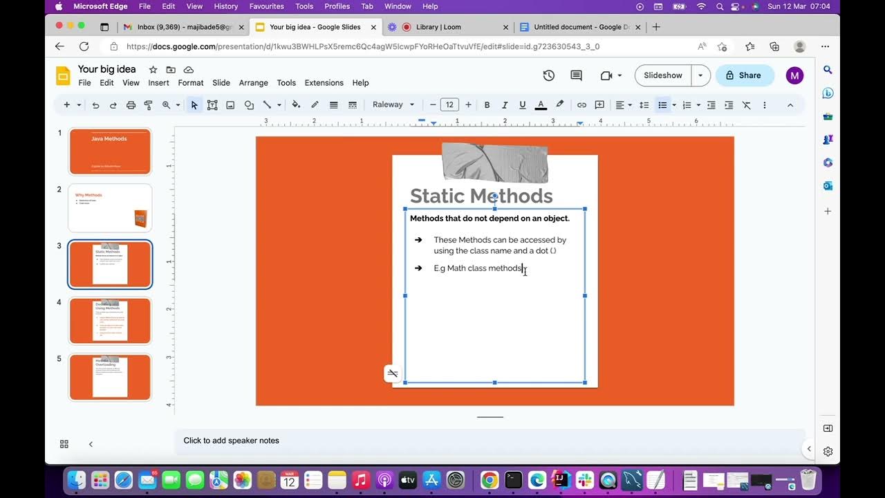 Java Methods (Static methods - Methods Overloading) - YouTube