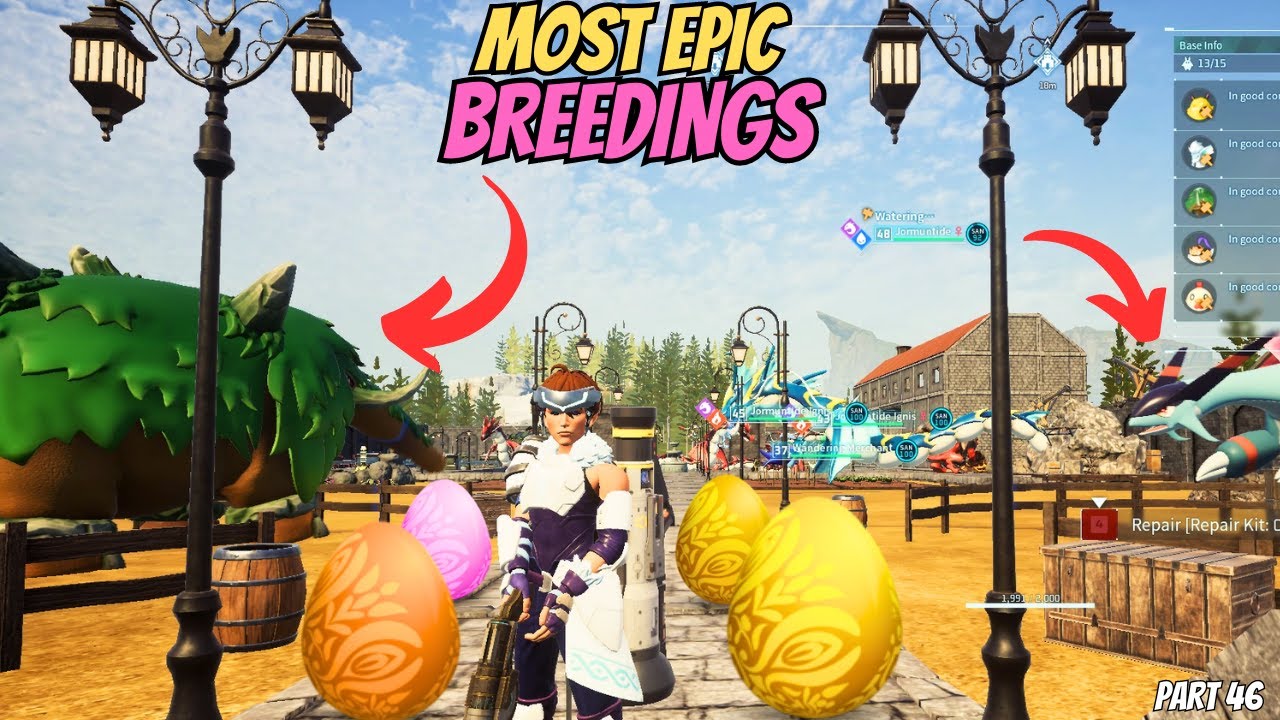 Most epic Legendary breeding JETRAGON + NECROMUS + PALADIUS - PALWORLD ...