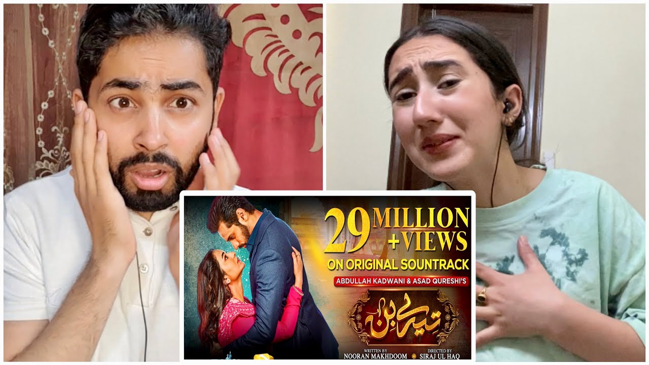 Tere Bin Ost Song Indian Reaction, Wahaj Ali,Yumna Zaidi - YouTube