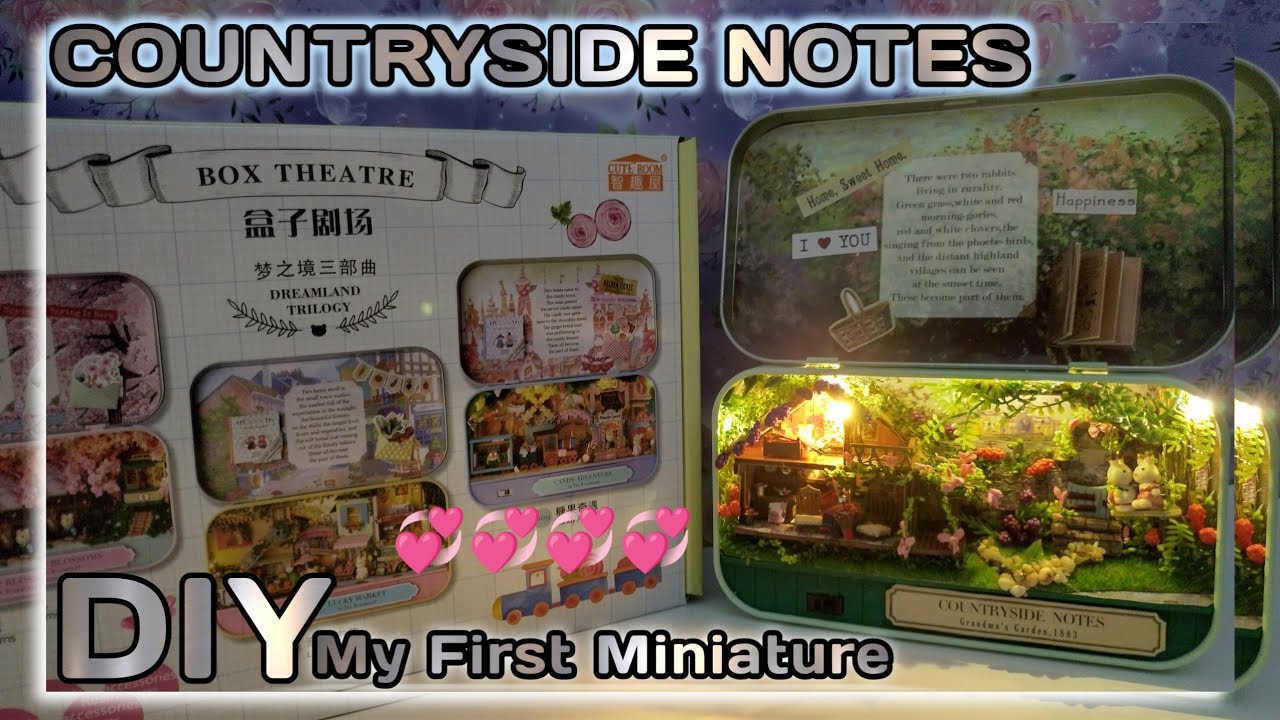 DIY Miniature Box Theatre | Countryside Notes - YouTube