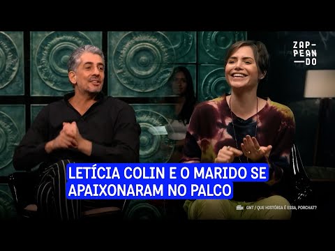 Letícia Colin e o marido se apaixonaram no palco